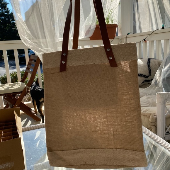 Apolis | Bags | Custom Designed Apolis Jute Tote Bag | Poshmark